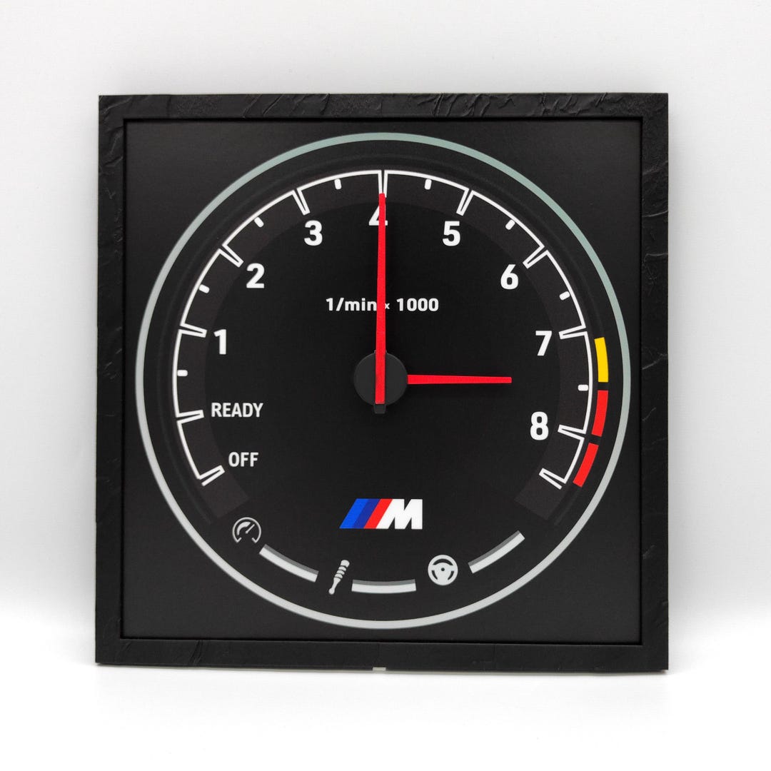 Bmw M3, M4 F80, F82 Desk Clock, Unique Wall Clock, Personalized Car Guy ...
