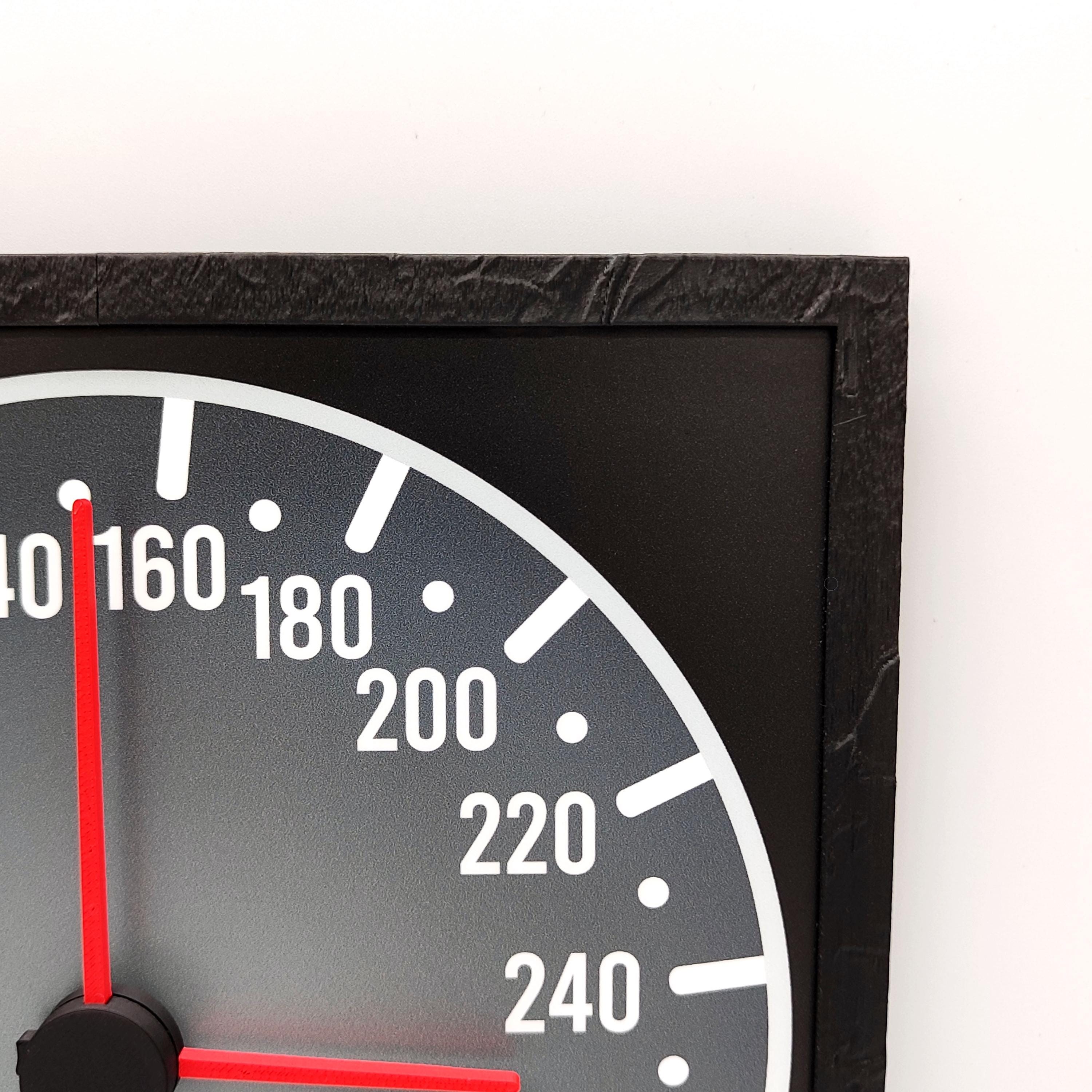 Bmw E46 M3 Speedometer Wall Clock, Desk Accessories, Car Guy Gift ...