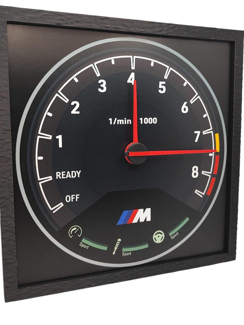 Bmw M3, M4 F80, F82 Desk Clock, Unique Wall Clock, Personalized Car Guy ...