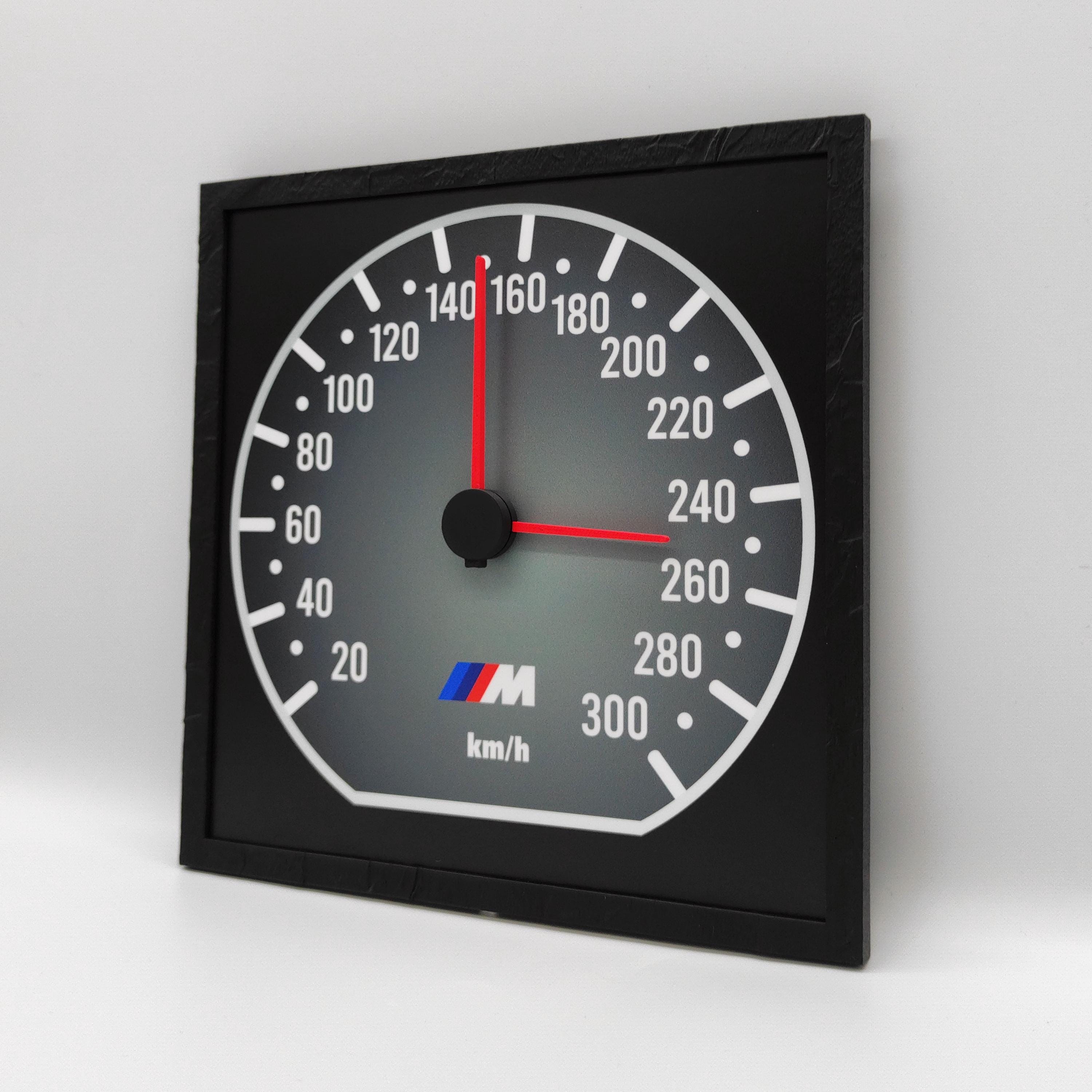 Bmw E46 M3 Speedometer Wall Clock, Desk Accessories, Car Guy Gift ...
