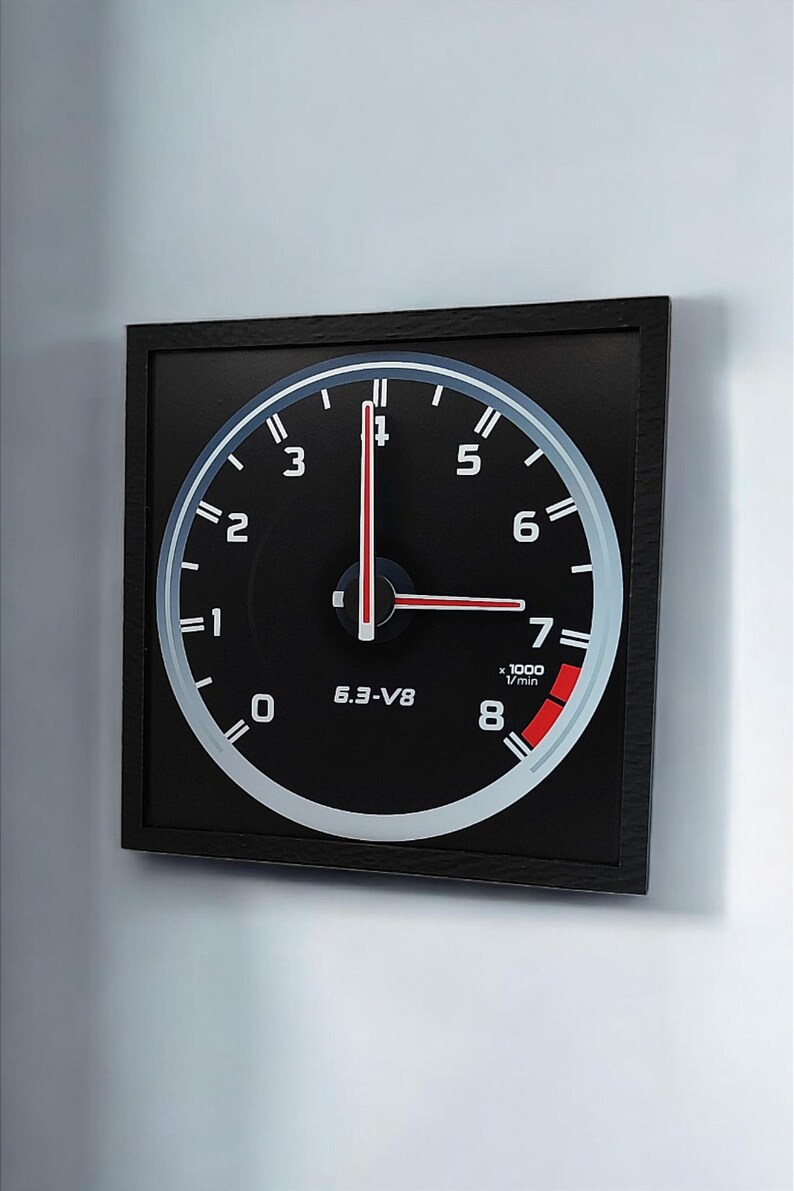 Mercedes C63 AMG W204 Desk Clock, Unique Wall Clock, Personalized Car ...