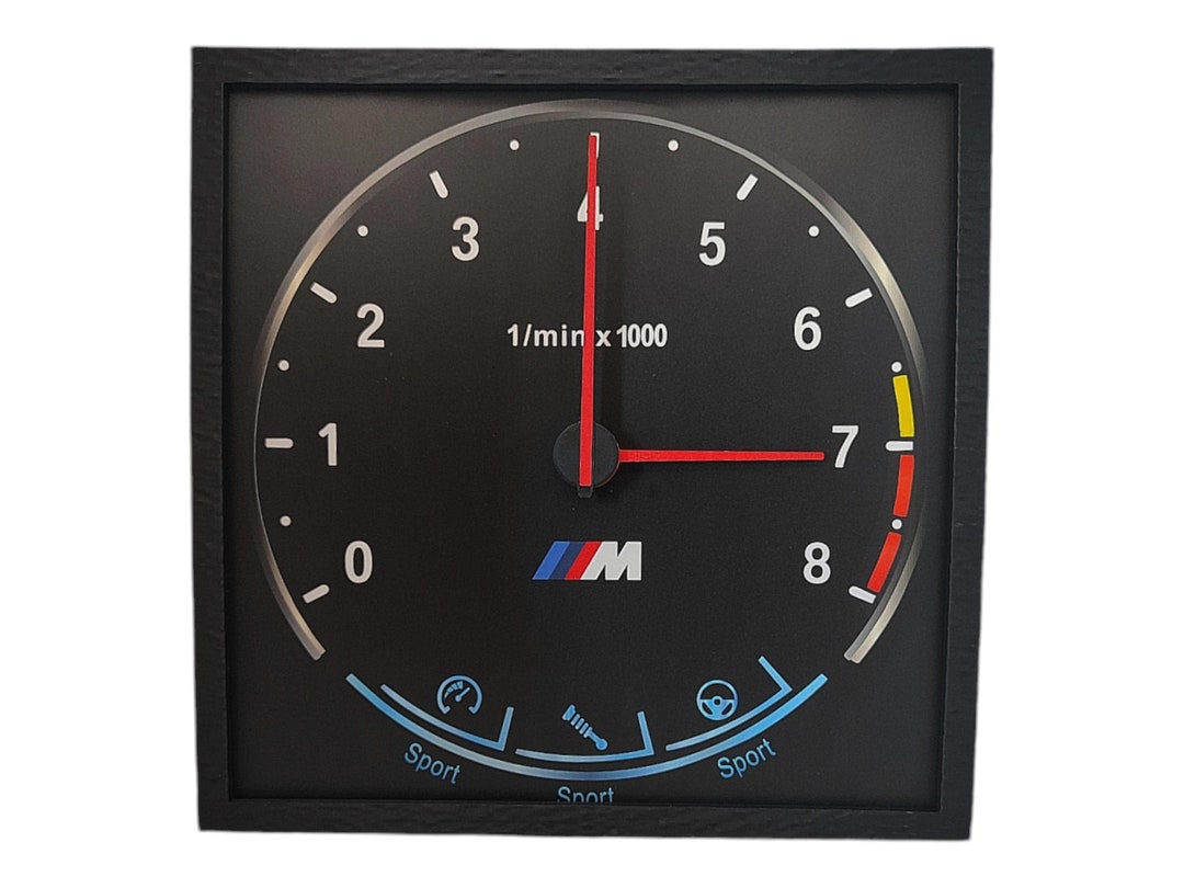 Desk Clock Bmw M, Unique Wall Clock, Personalized Car Guy Gift, Shelf ...
