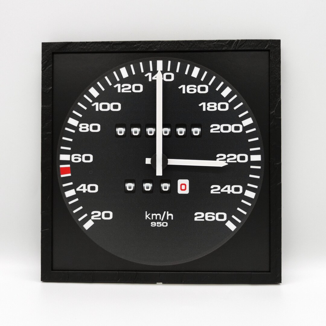 Volkswagen Golf GTI Speedometer Wall Clock, Desk Accessories, Car Guy ...