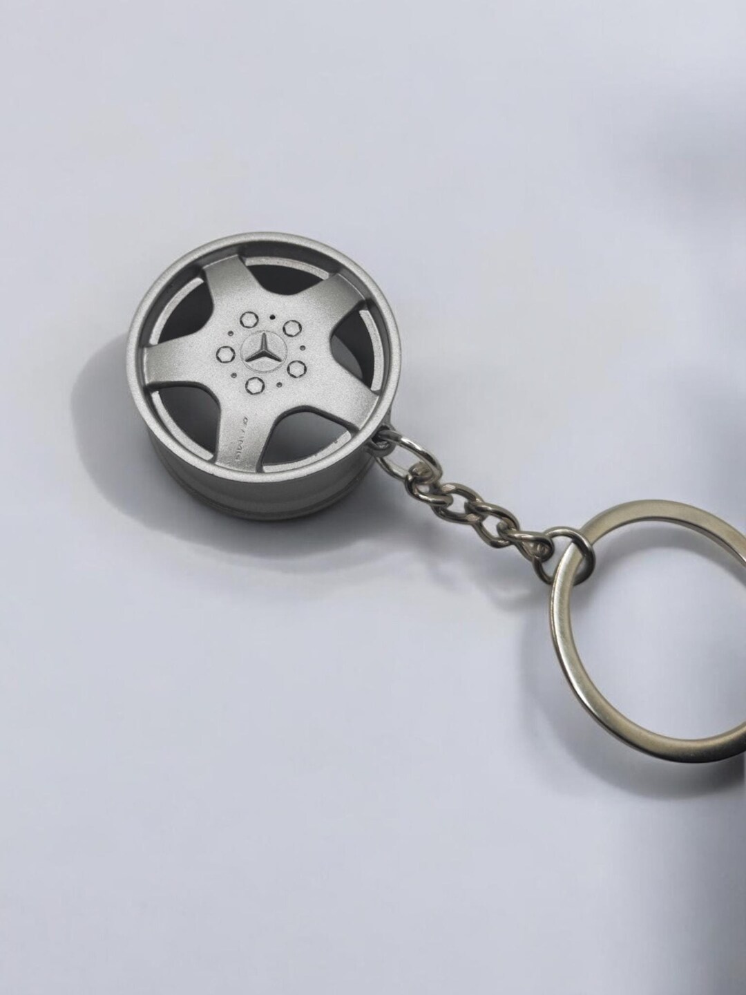 Mercedes Monoblock Wheel Keychain, 3d Printed Car Accessories, Car Guy ...