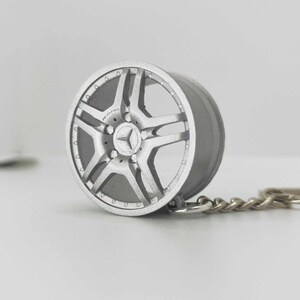 Mercedes SL AMG Wheel Keychain, 3d Printed Car Accessories, Car Guy ...