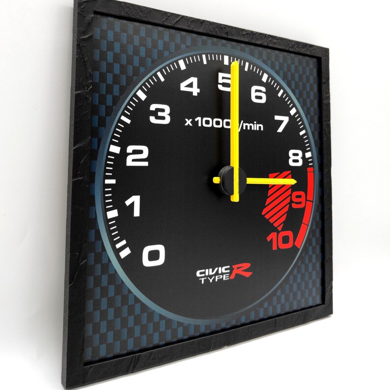 Honda Civic Type-r Speedometer Wall Clock, Desk Accessories, Car Guy ...