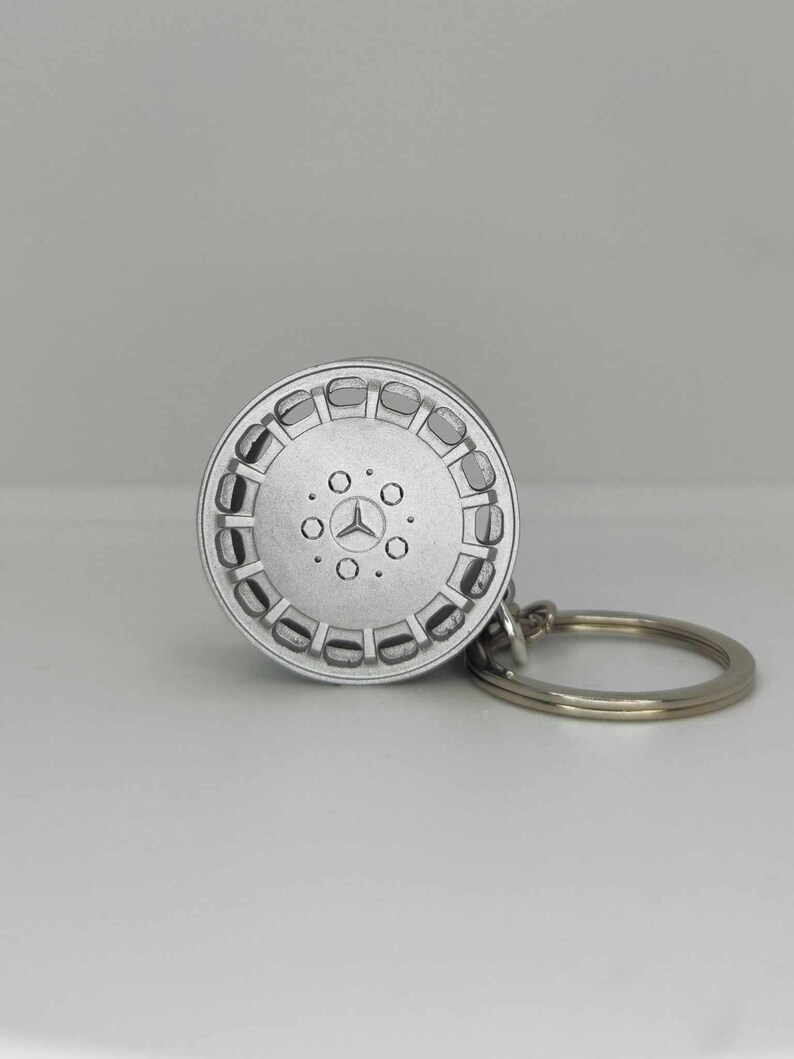 Mercedes W124 Wheel Keychain, 3d Printed Car Accessories, Car Guy Gift ...