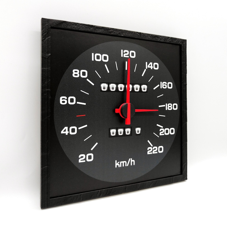 Volvo 740 Speedometer Wall Clock, Desk Accessories, Car Guy Gift ...