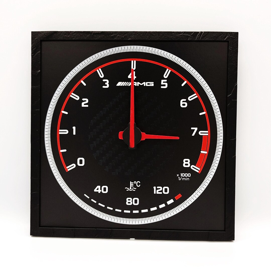 Mercedes C63 AMG W205 Desk Clock, Unique Wall Clock, Personalized Car ...