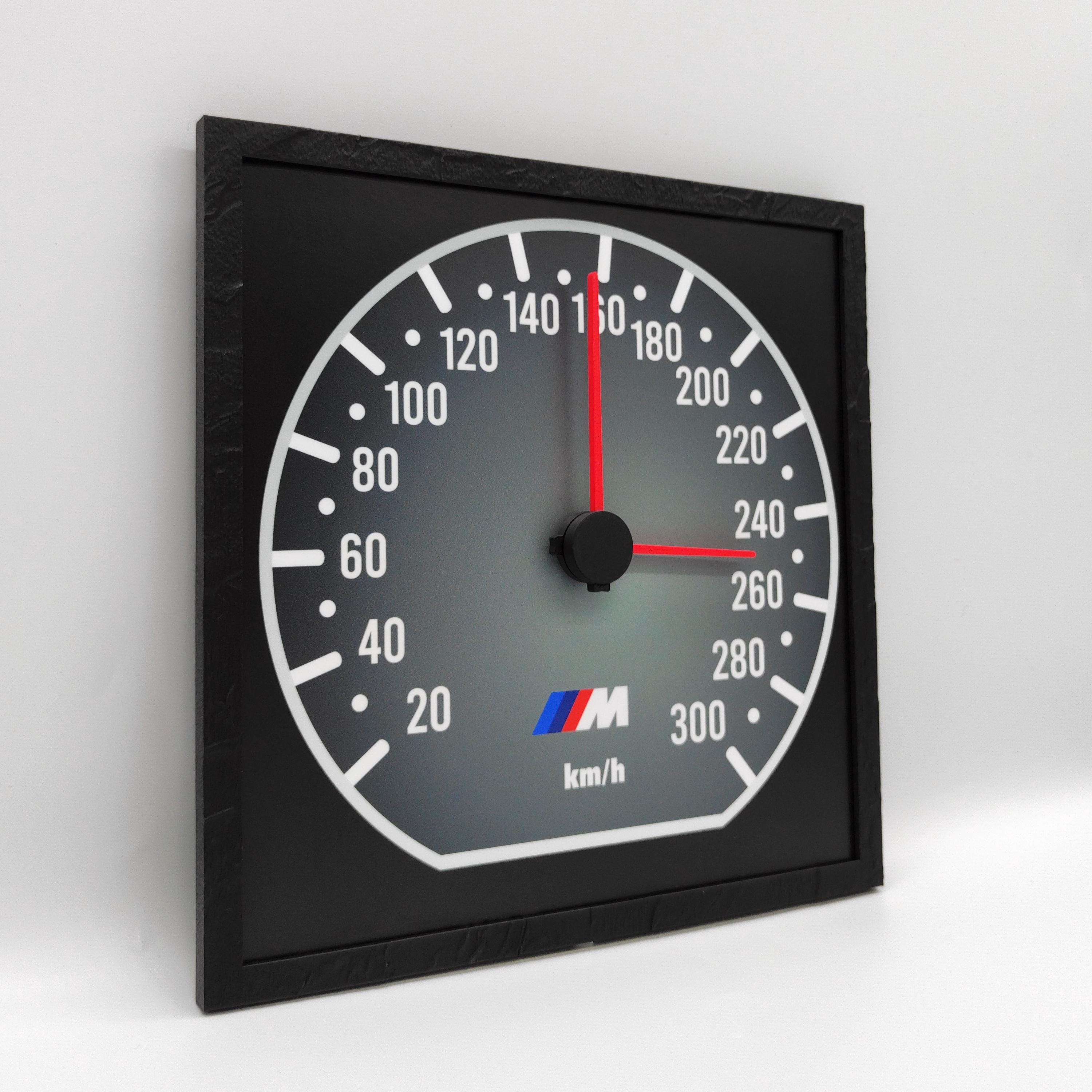 Bmw E46 M3 Speedometer Wall Clock, Desk Accessories, Car Guy Gift ...