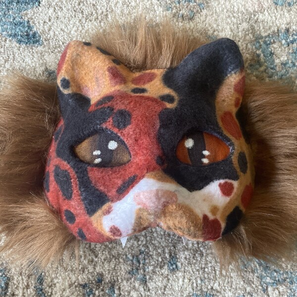 Therian Tortoiseshell Cat Mask - Etsy