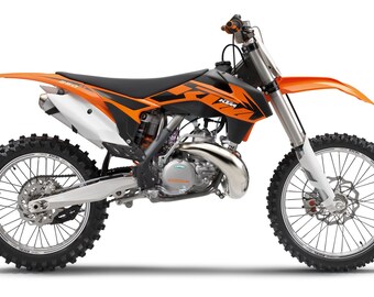 KTM SX 65 2009-2015 Vector Template - Etsy