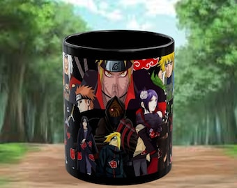 Akatsuki Red Cloud Anime, 11 Oz Mug , Anime, Gift for Him, Gift for ...