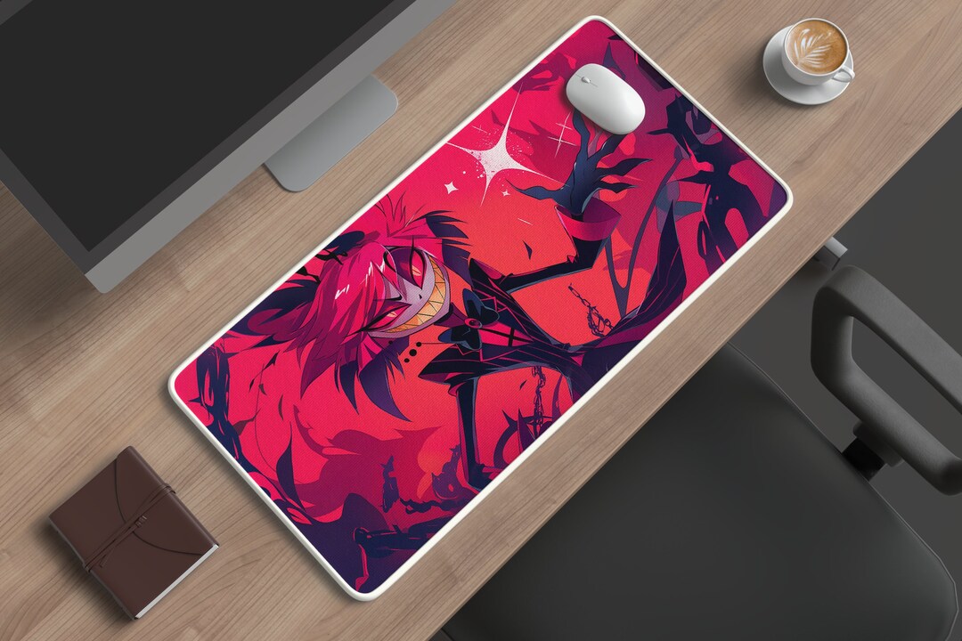 Hazbin Hotel Inspired Deskmat XL Alastor Hazbin Hotel Deskmat ...