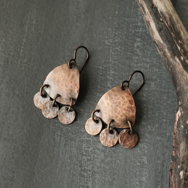 Rustic Earrings - Etsy
