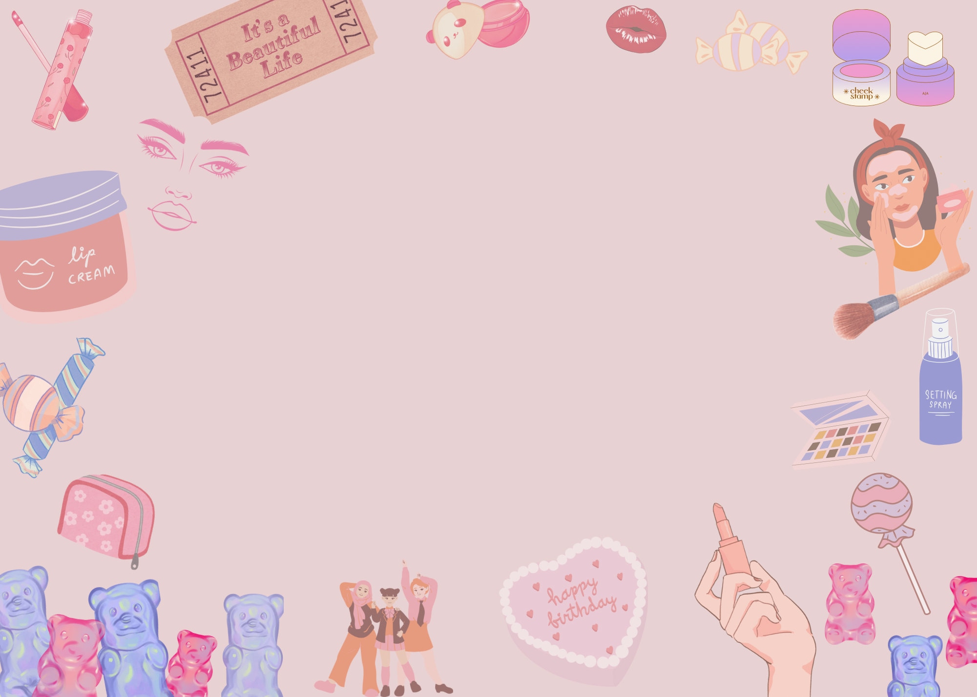 Girls Party Invitation - Etsy