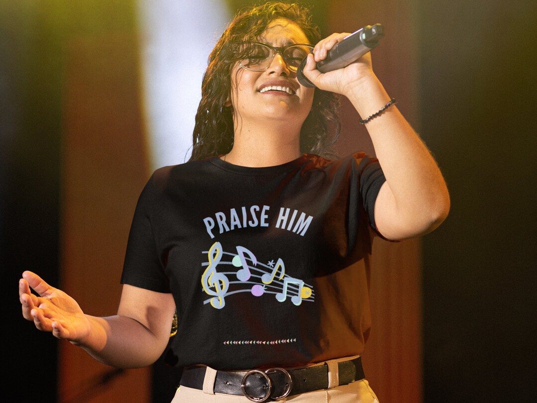 PRAISE HIM Christian T-shirt Worship Leader, Praise Team Shirts - Etsy