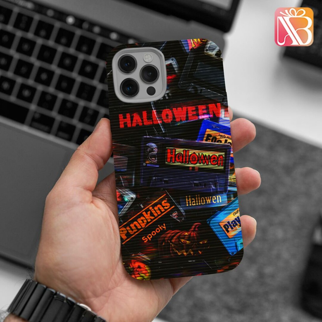 Marin Trendy Retro Horror VHS Tape Phone Case, Retro Horror Movie Scary ...