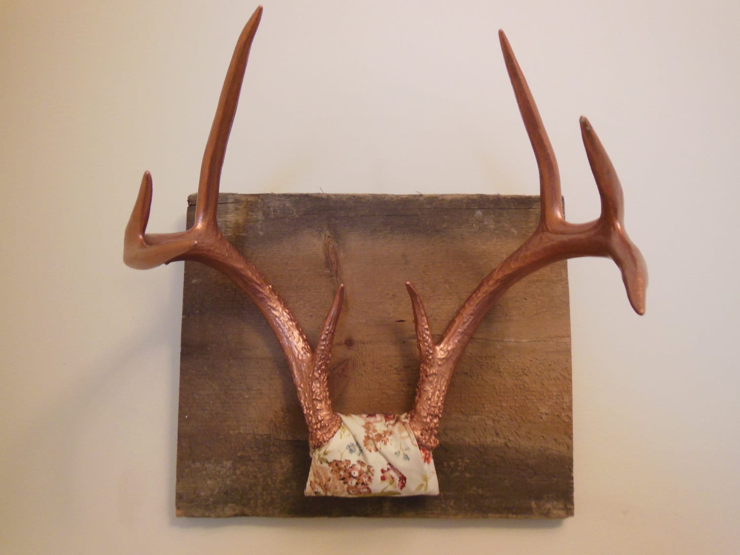 Copper Deer Antler & Barn Wood Jewelry Display - Etsy