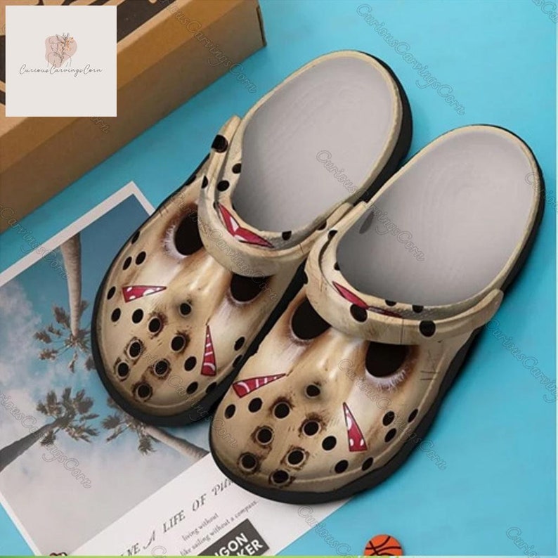 Jason Voorhees Shoes, Jason Voorhees Sandals, Horror Shoes for Men ...