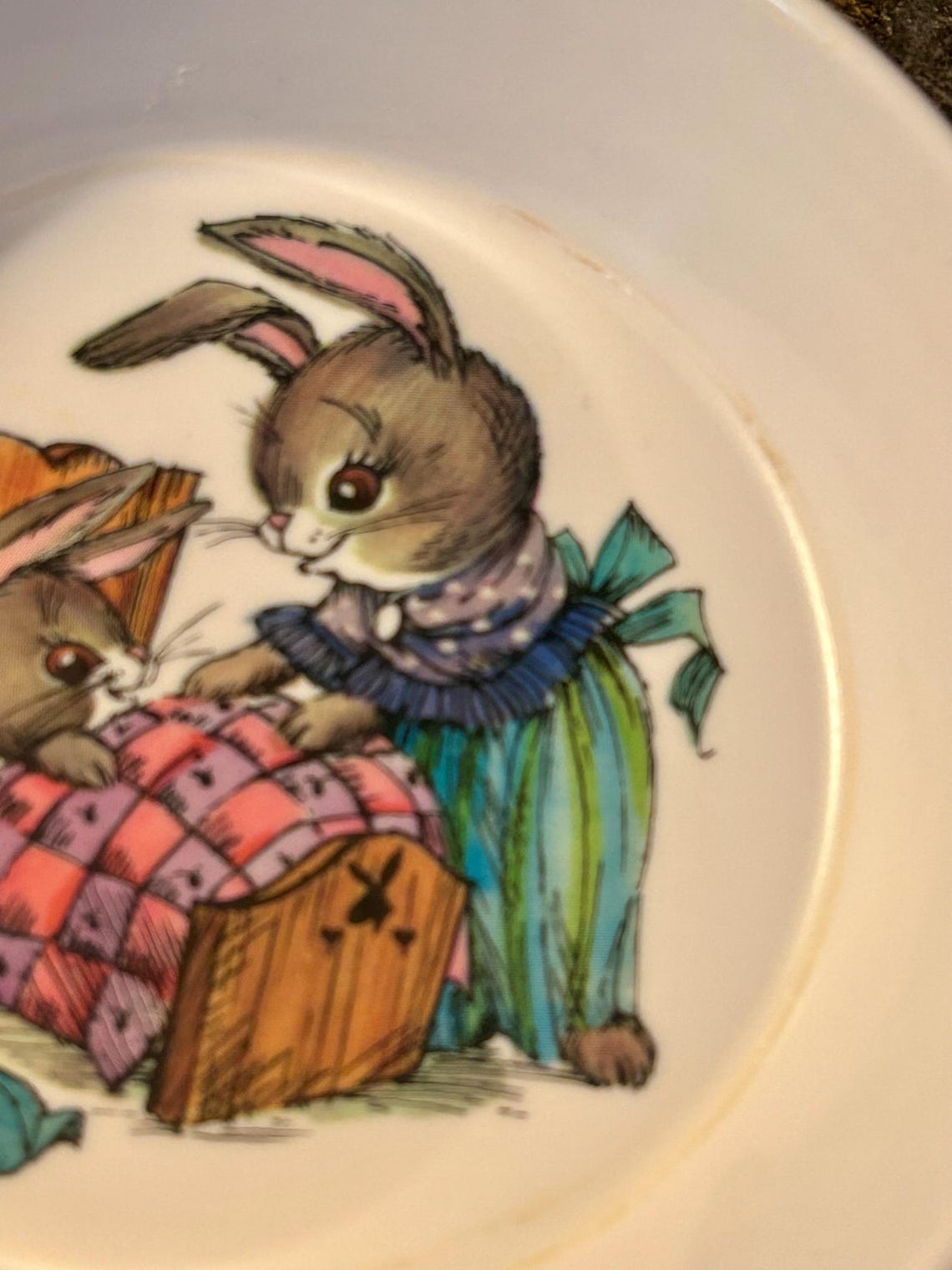 Oneida Deluxe Peter Rabbit Children’s Dinnerware Set – 3-piece 1 Plate ...