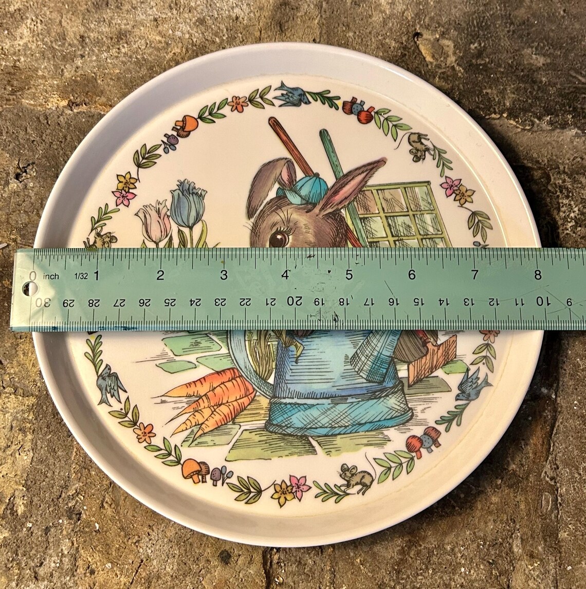 Oneida Deluxe Peter Rabbit Children’s Dinnerware Set – 3-piece 1 Plate ...