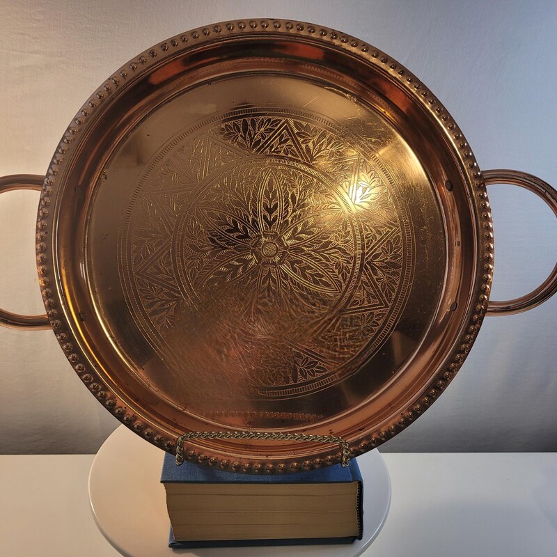 Large Copper Tray - Etsy