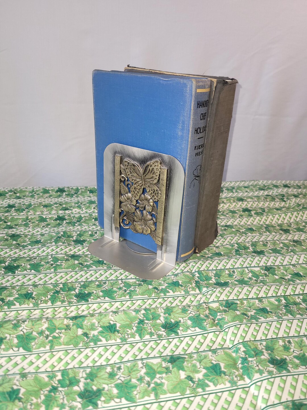 Vintage Metzke Pewter Bookends - Etsy