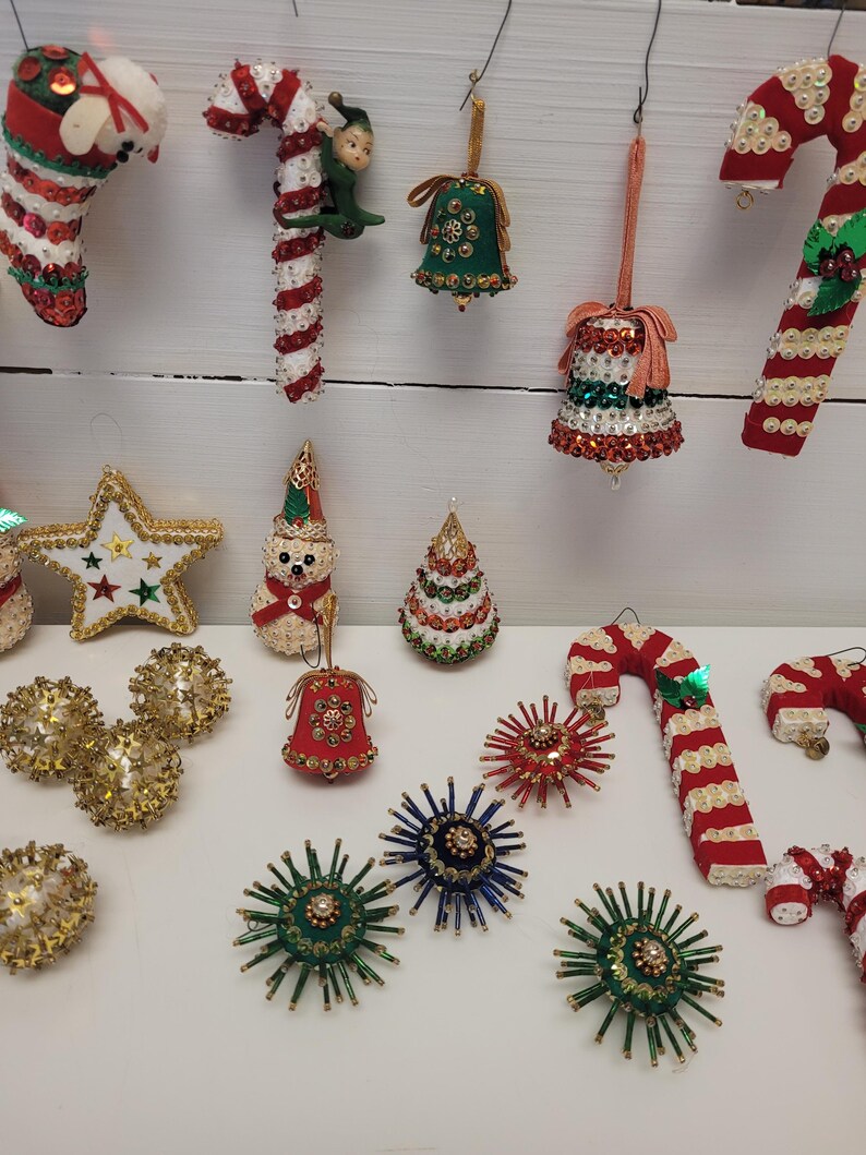 Vintage Push Pin Christmas Ornaments - Etsy
