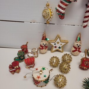 Vintage Push Pin Christmas Ornaments - Etsy