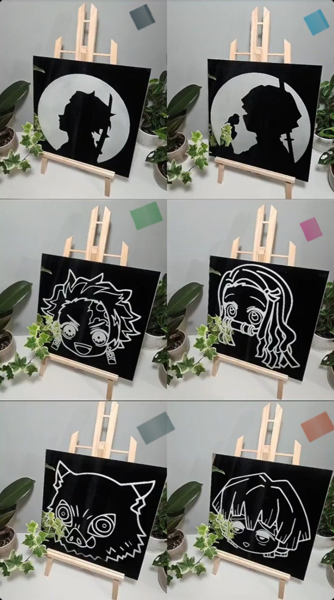 Demon Slayer Mirror Engraving - Etsy