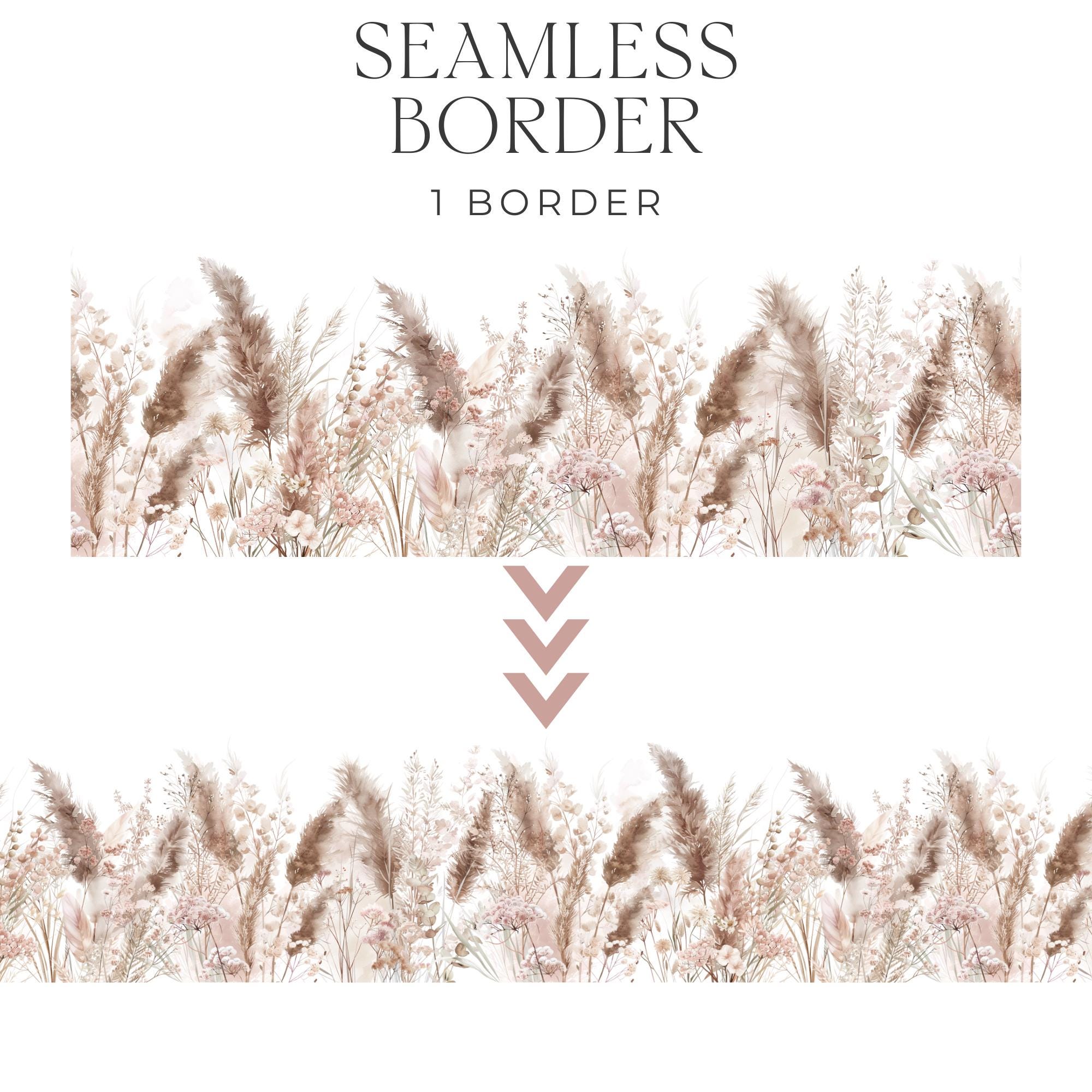 Bohemian Meadow Clip Art, Boho Watercolor Wildflower Bouquets and ...