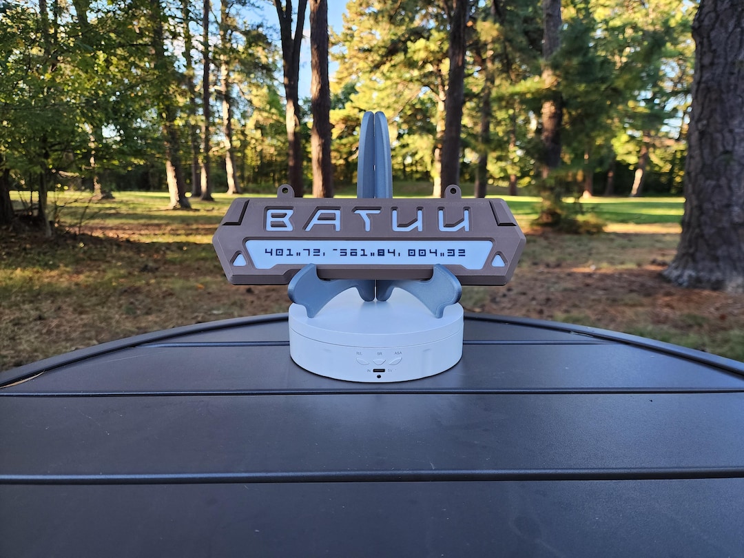 3D Printed Batuu Sign – Galaxy's Edge Inspired Star Wars Decor - Etsy