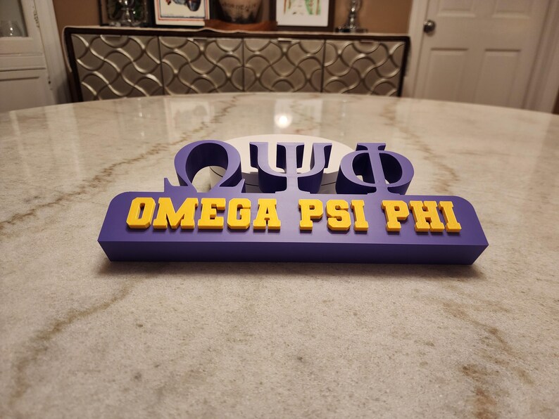 Omega Psi Phi Desk Sign – Fraternity Display - Etsy
