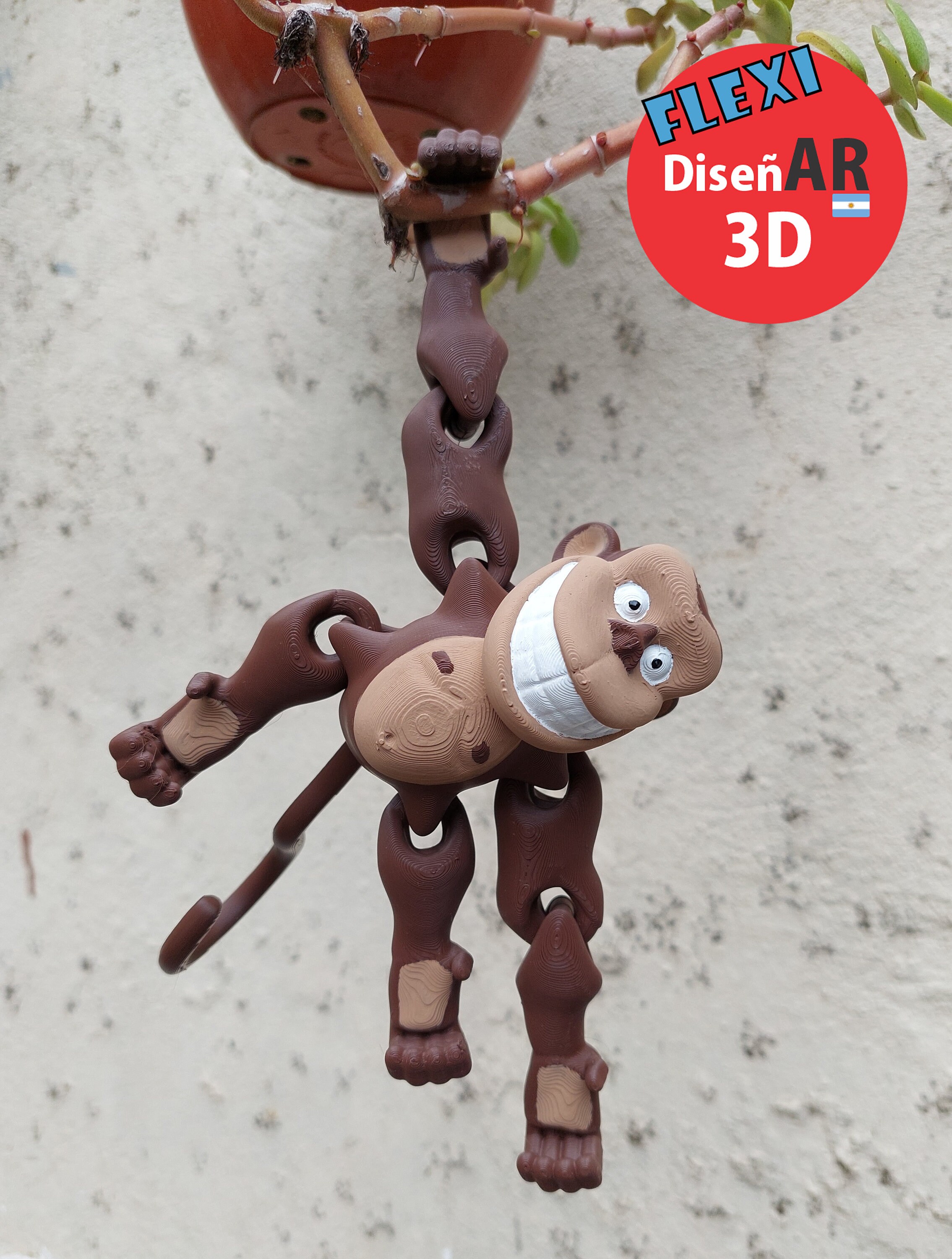 Bun. STL File for 3d Printing, Articulated Monkey Figure, 3mf Included ...