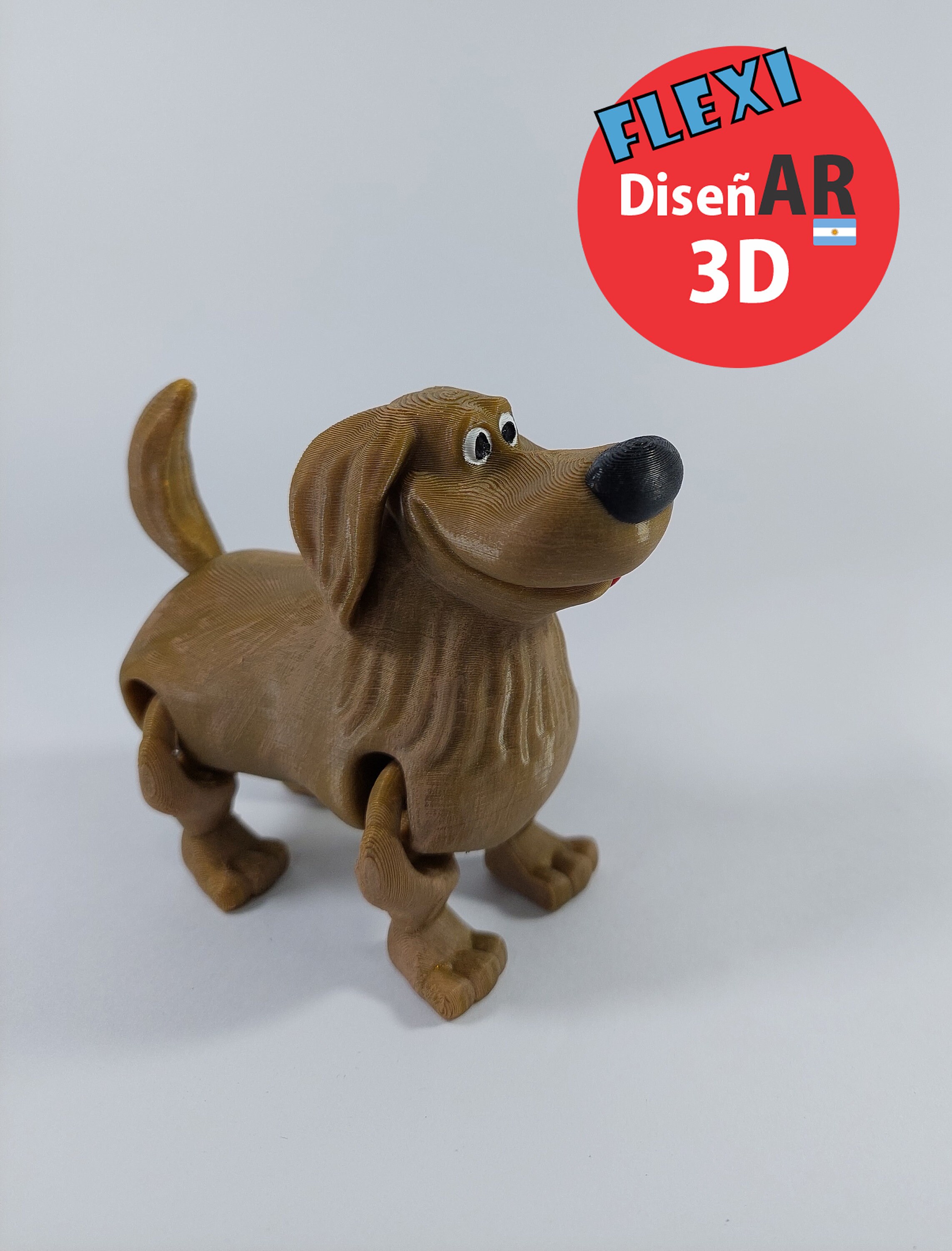 Labrador Dog STL File for 3d Printing, Articulated Labrador Figure, 3mf ...
