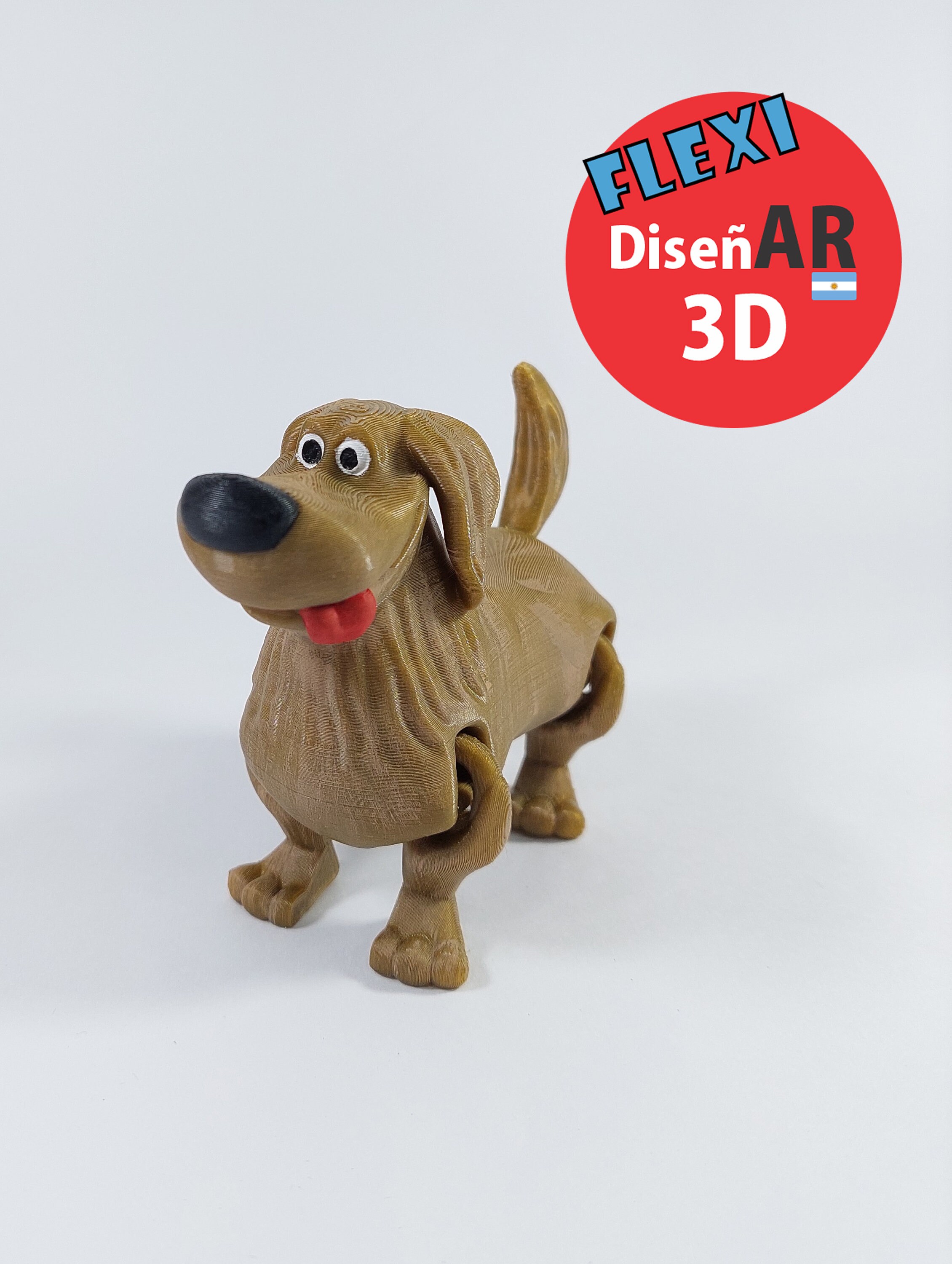 Labrador Dog STL File for 3d Printing, Articulated Labrador Figure, 3mf ...