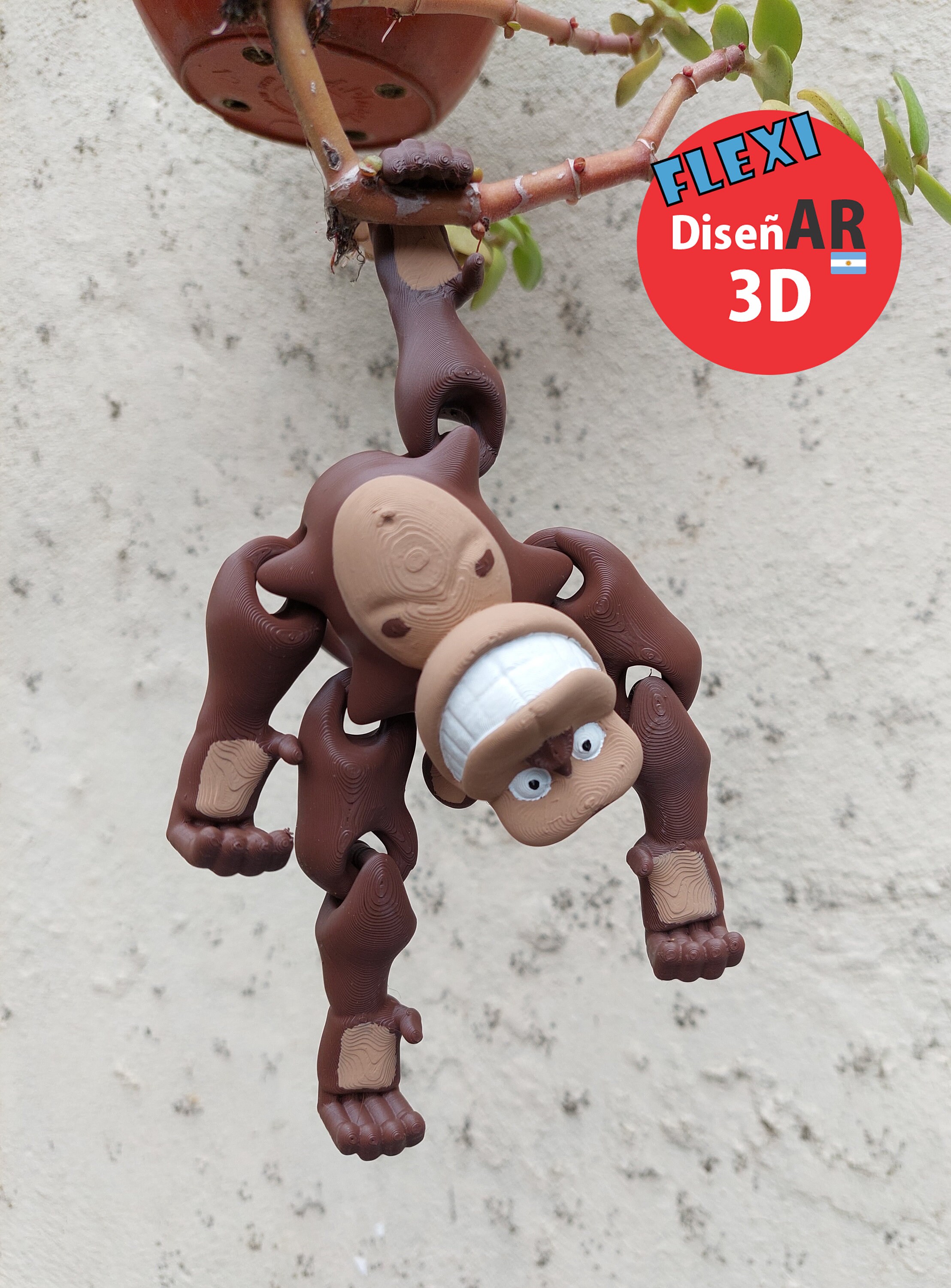 Bun. STL File for 3d Printing, Articulated Monkey Figure, 3mf Included ...