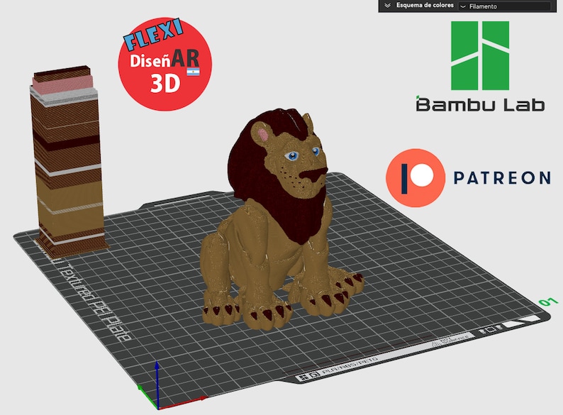 Leon STL File for 3d Printing, Articulated Leon Figure, 3mf Included - Etsy