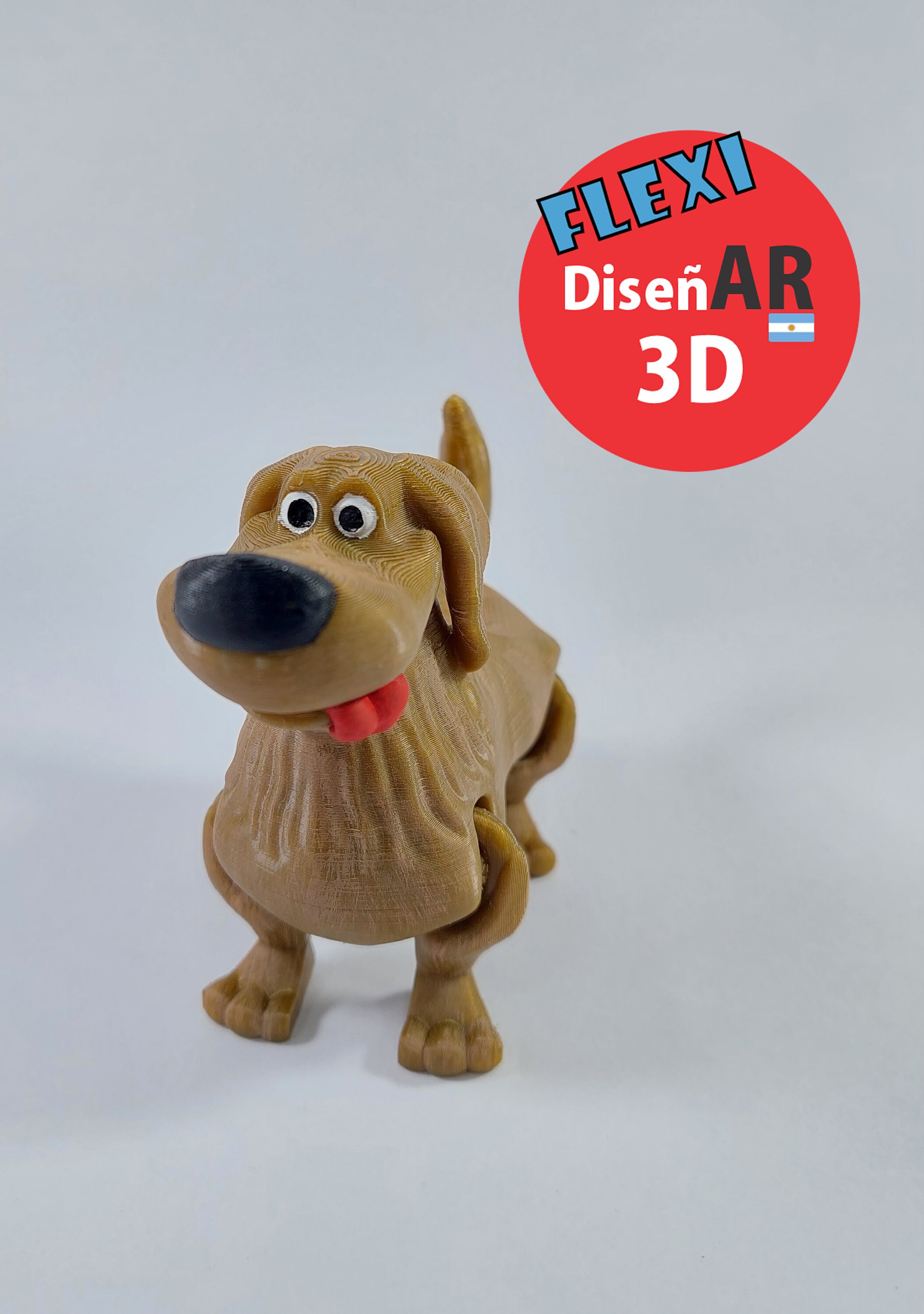 Labrador Dog STL File for 3d Printing, Articulated Labrador Figure, 3mf ...