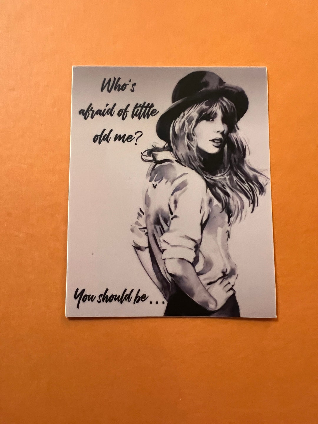 Taylor Swift TTPD Sticker Vinyl Decal Approx 3x3 - Etsy