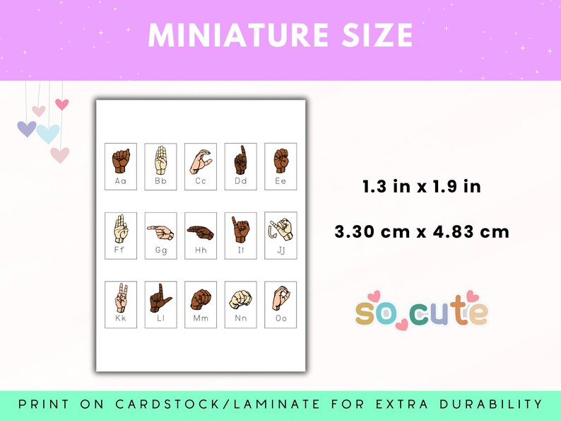 Sign Language Flashcards, ASL Flashcards, ASL Alphabet Printable ...