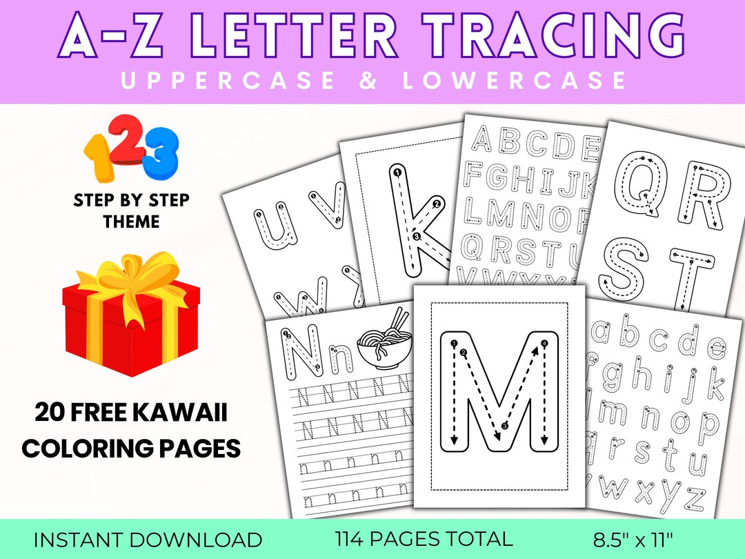 Capital Letter Tracing Tracing Worksheets Handwriting Practice Pages ...