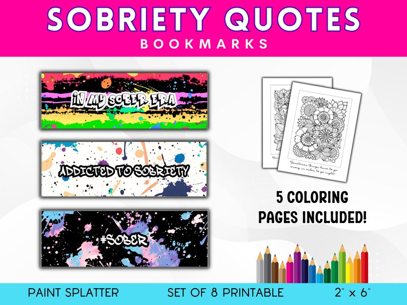 Printable Affirmation Bookmark, Sponsor Gifts, Sobriety Milestone, 12 ...