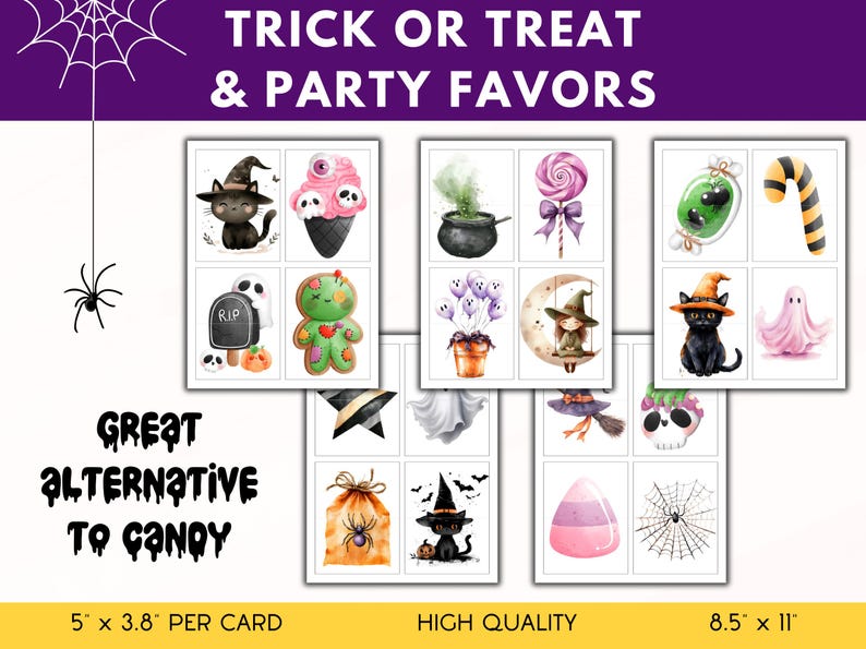 Halloween Matching Card Game Printable Educational Classroom Party ...