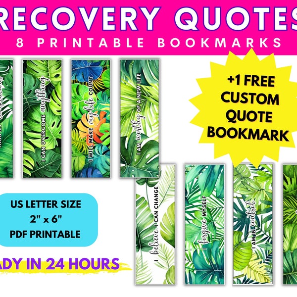 Recovery Slogans - Etsy