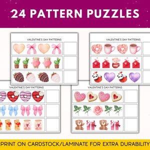 Pattern Sequence Game, What Comes Next, Complete the Pattern, Printable ...