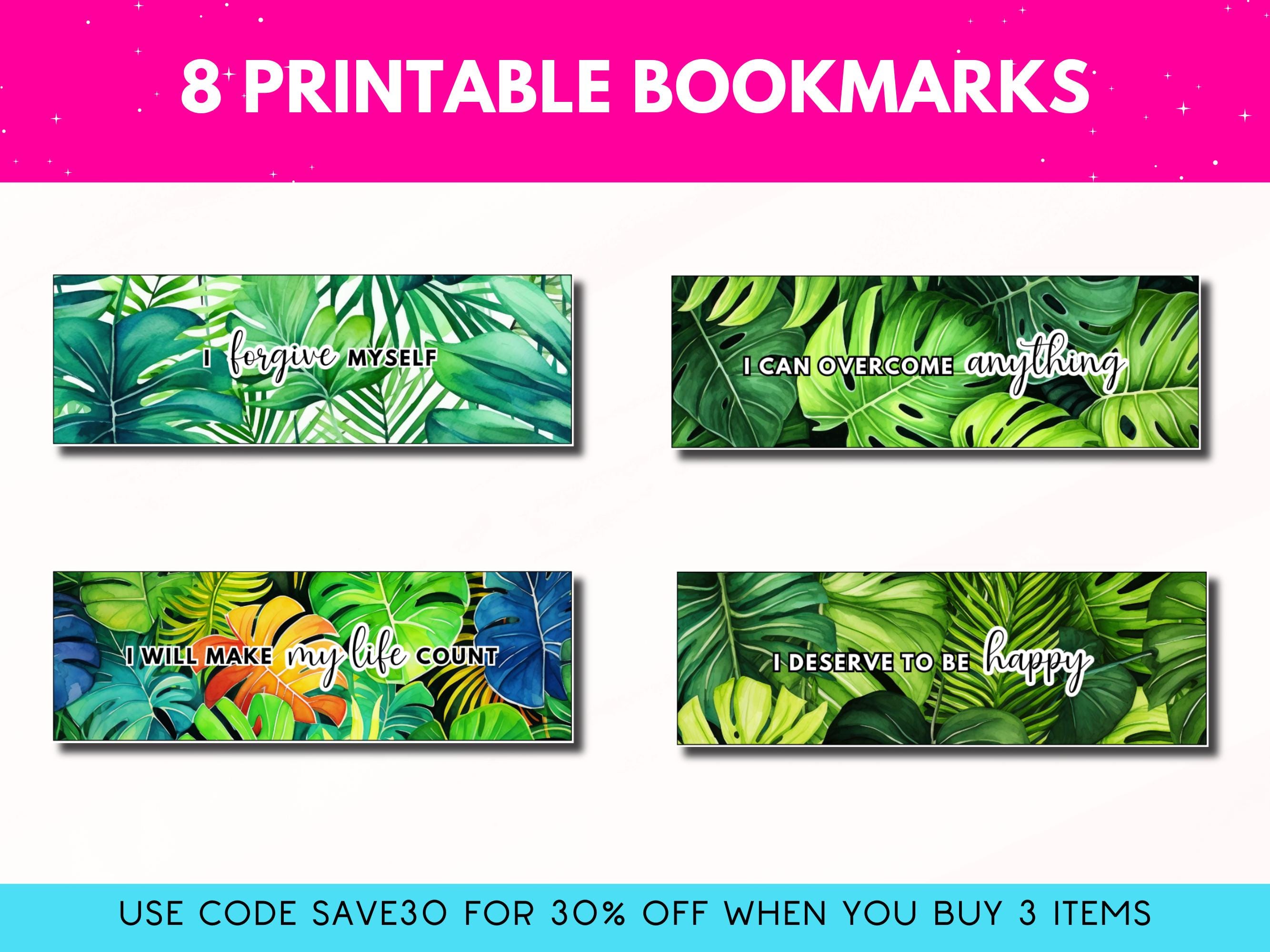 Recovery Quotes Bookmarks, Printable Sobriety Gift for Sponsor ...