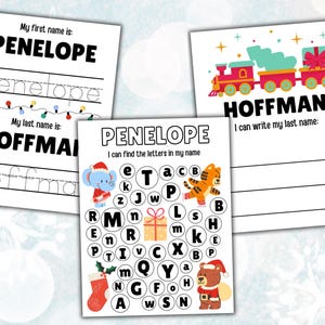 Name Tracing Worksheet Editable, Personalized Name Tracing Pages, Fun ...