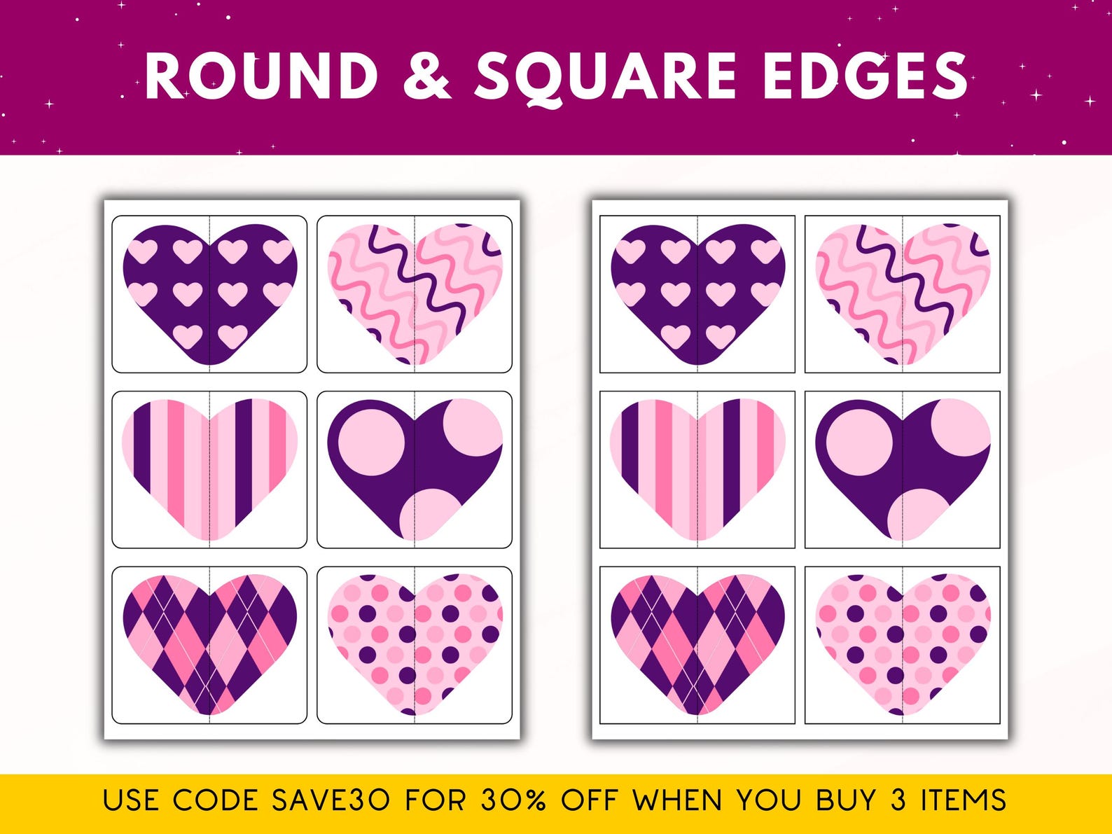 Printable Valentine's Day Activity, Matching Cards for Kids, Heart ...